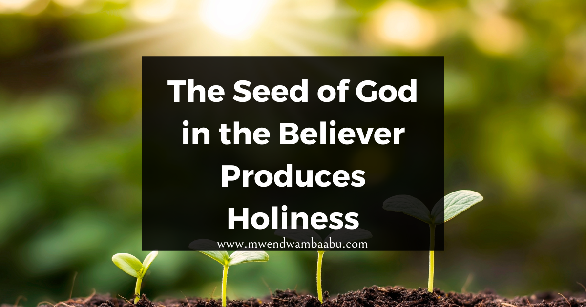 The Seed of God in the Believer Produces Holiness - Mwendwa Mbaabu